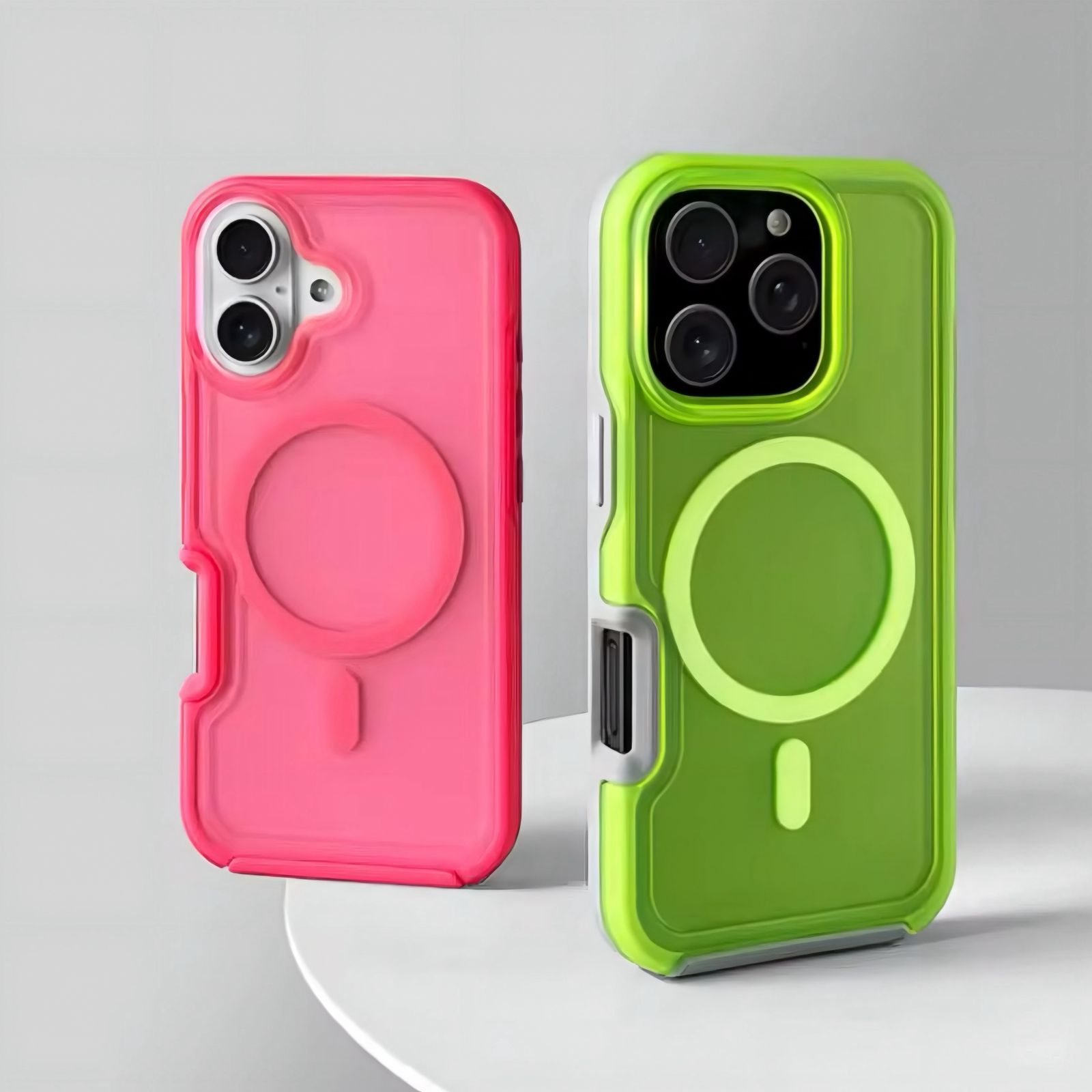 Pink neón case/ iPhone 15 Pro Max - BBStore