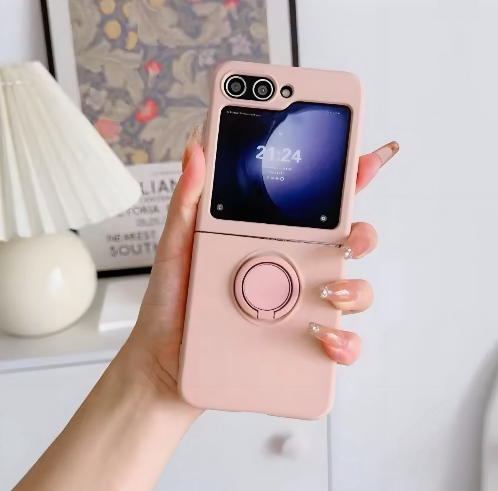 Zflip 7 ring silicone case - BBStore